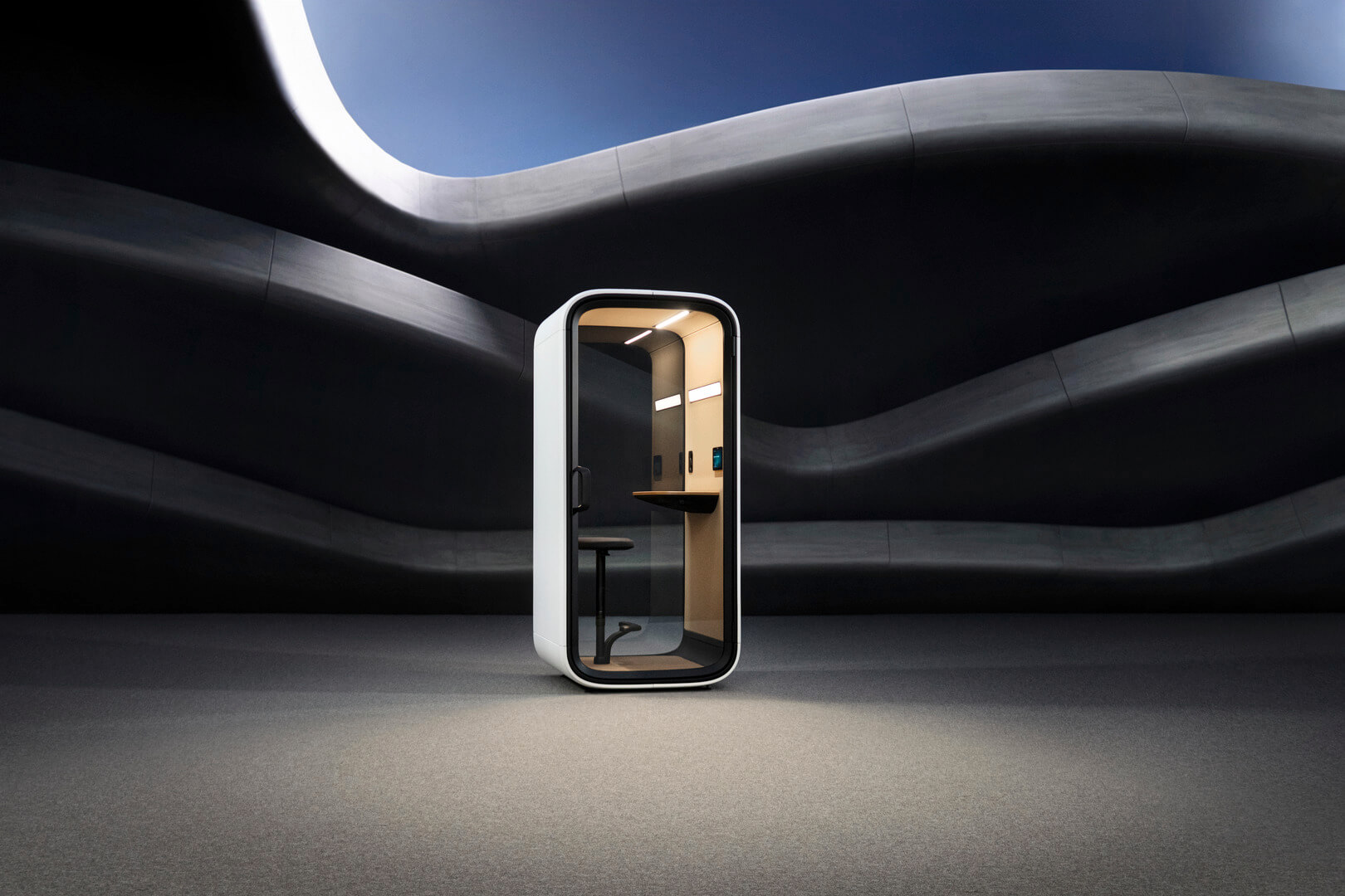 Framery One Compact - The smart and soundproof office phone booth